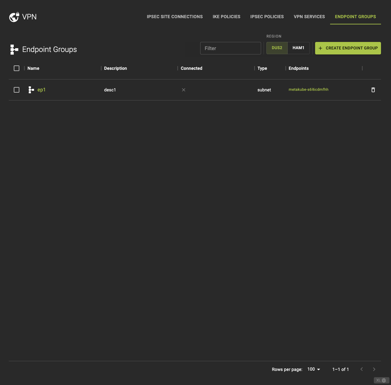 Endpoint Groups - SysEleven Documentation